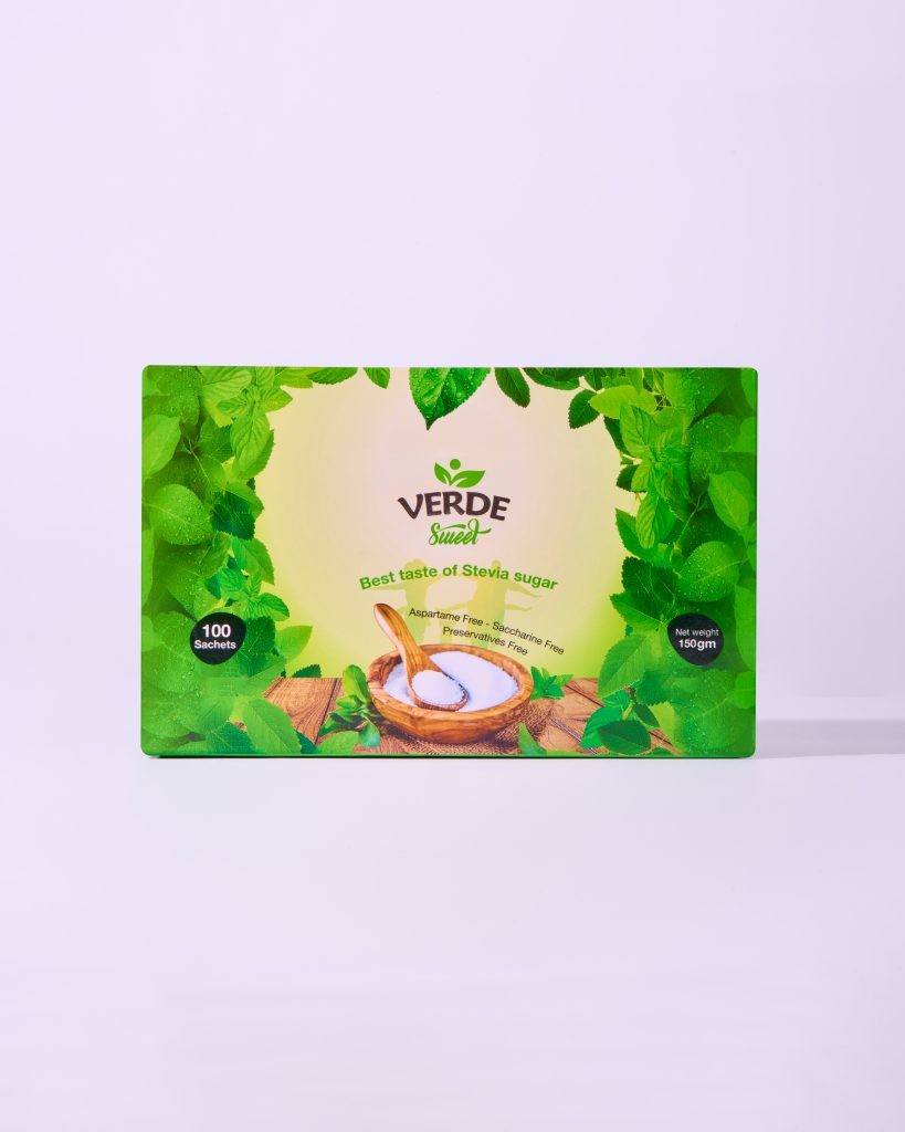 Verde Sweet sugar 100 sachets – Verde